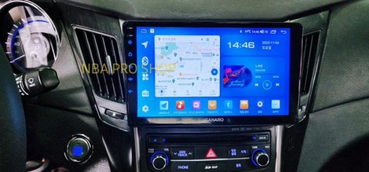 #YF소나타 2013년 더 브릴리언트 순정AVN 모젠네비게이션 카나로 9인치 안드로이드 : 네이버 블로그