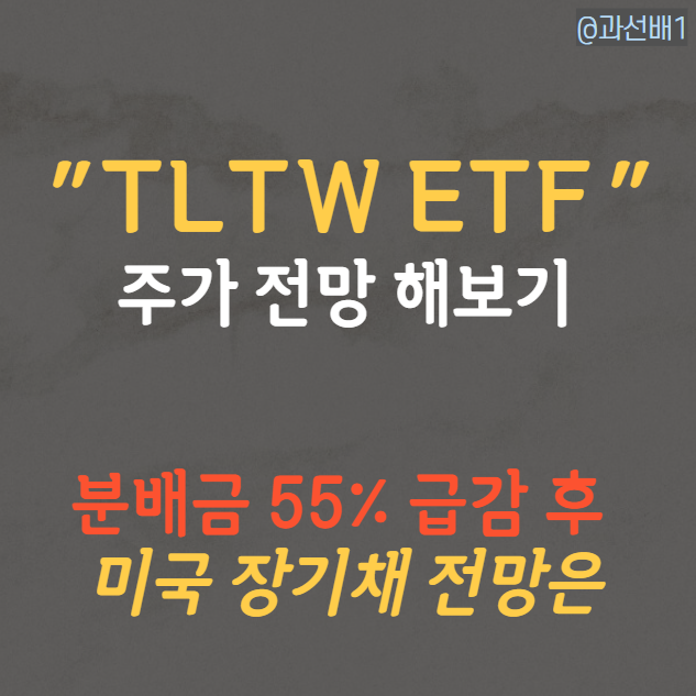 TLTW, 16년래 최저가 미국 장기 채권 ETF의 배당금 55% 급락 이유는? : 네이버 블로그