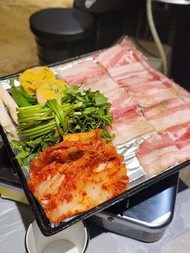 방문기 호매실고기집 추천 미나리와 함께하는 수원금곡동냉삼 맛집 해태식육점 네이버 블로그
