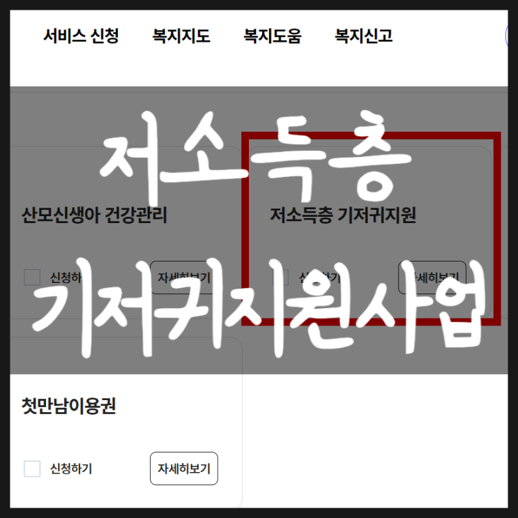 쌍둥이 다자녀혜택 저소득층 기저귀 조제분유 지원 사업 혜택 상세 정리 복지로신청 네이버 블로그