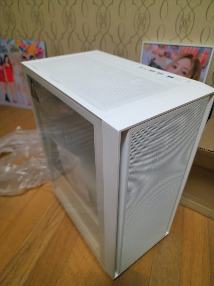 DAVEN D6 MESH 강화유리 (화이트) 케이스 - 후기/크기 : 네이버 블로그