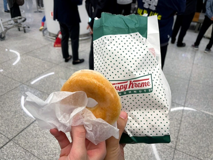 인천공항 맛집 크리스피크림도넛 디저트 인천2터미널맛집 네이버 블로그