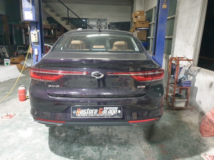 대전 2022 SM6 판금 도색 / 대전 외형 복원 : 네이버 블로그