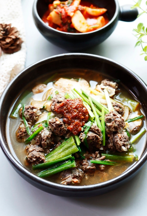 얼큰 순대국 만들기 집에서 순대국 다대기 만드는법 사골육수 순대국밥 만들기 레시피 순대요리 네이버 블로그