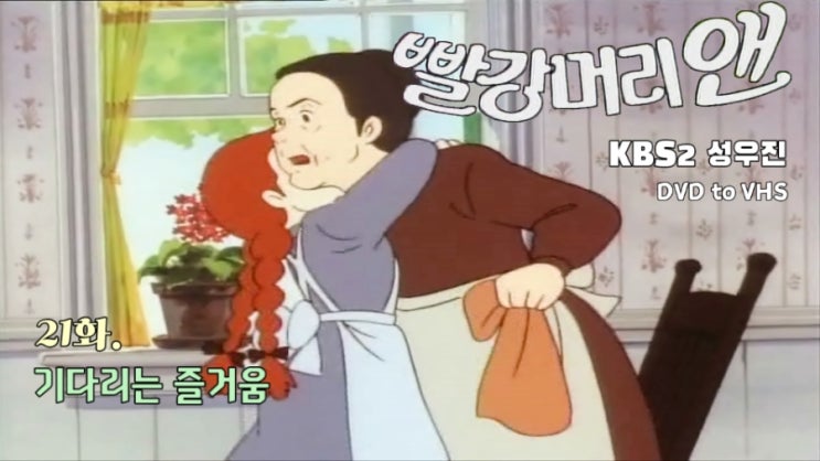 KBS2 성우진 '앤e 21~30화' DVD to VHS 영상 : 네이버 블로그