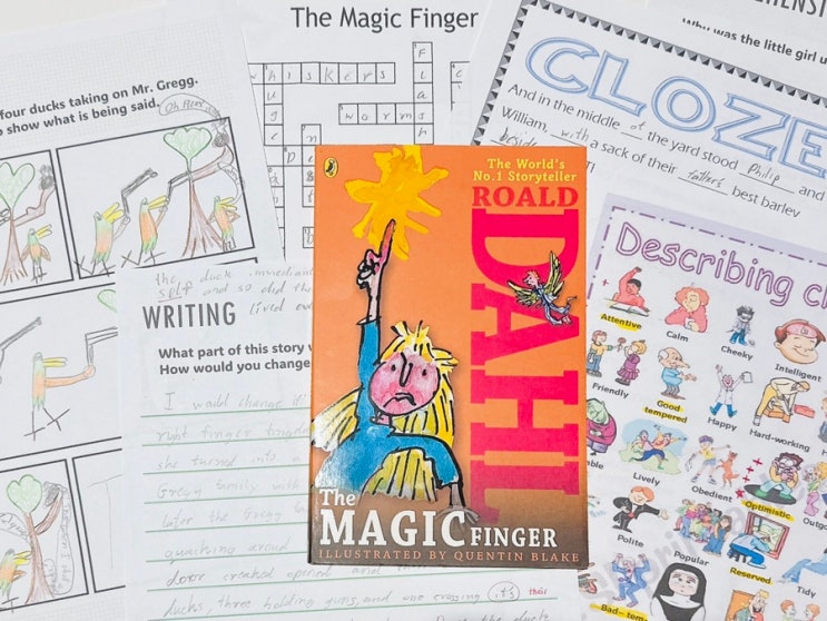 [7세/로알드달/독후활동] The Magic Finger 워크지 + 나누는 이야기 with 존중, 공감 : 네이버 블로그