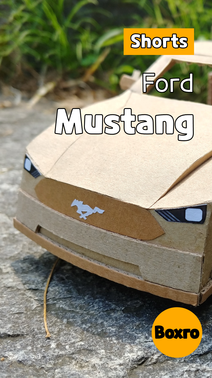 쇼츠10.포드 머스탱 | Ford Mustang made of cardboard : 네이버 블로그