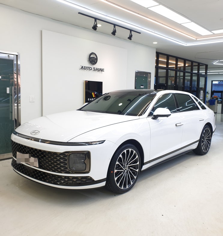 전주 그랜저GN7 브이쿨k 썬팅 필름색상도 확인하고 ppf 필름 시공도 꼭 필요한곳만 선택해봐요 : 네이버 블로그