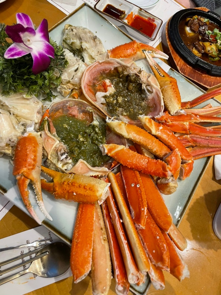 [하남 크래버대게나라] 내돈내산 하남 미사 대게 킹크랩 랍스타 맛집 /코스 요리/ 가족외식/ 크리스마스 연말 모임 : 네이버 블로그