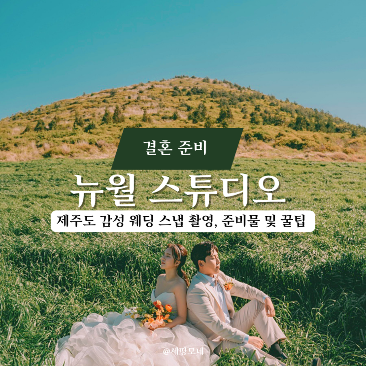 결혼준비 제주도 감성 웨딩 스냅 촬영 준비물 및 꿀팁 뉴월 스튜디오 네이버 블로그