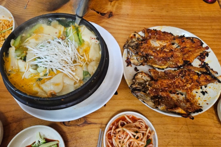 내돈내산 일산 맛집 시래기털레기 수제비와 코다리찜의 대가 두번째 방문하는 주막보리밥 네이버 블로그