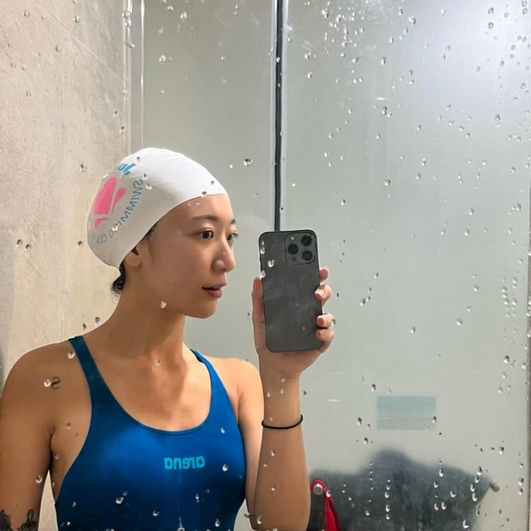 수영일기 첫 앤드리스풀 체험기🪼 아레나 스윔테크 솔리드저스트포미 수모 네이버 블로그