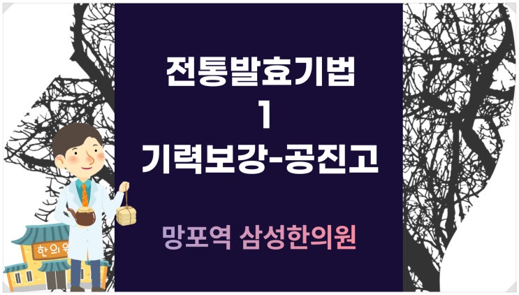 기력보강 피로회복 전통발효 공진고 공진단 By 망포역 삼성한의원 네이버 블로그
