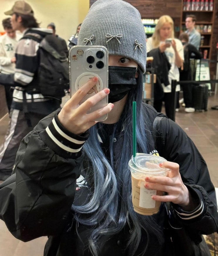 르세라핌 사쿠라 리본 비니 예그 is YEGG Ribbon hat gray 러블리한 르세라핌! : 네이버 블로그