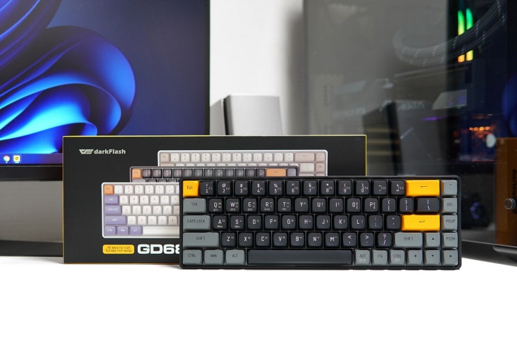 다크플래쉬 GD68 콤팩트 유무선 기계식 키보드, 가성비 추천 : 네이버 블로그