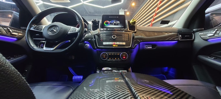 인천 벤츠 W166 GLE350 엠비언트 광량업 튜닝 : 네이버 블로그