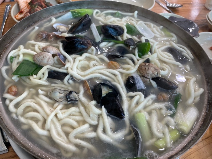 논산강경 맛집 강경해물칼국수” 홍합 바지락 굴 미더덕만 먹어도 배 부르다 네이버 블로그
