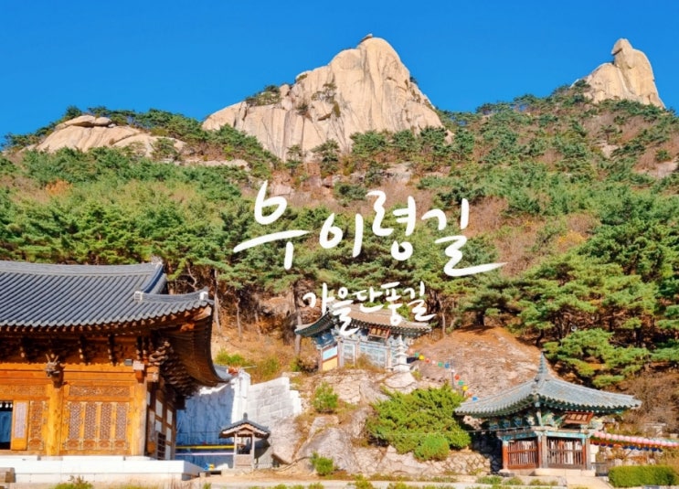 북한산 우이령길 단풍 구경 예약 및 주차꿀팁 네이버 블로그