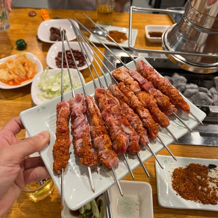 역삼역 양갈비맛집 경성양꼬치 마파두부 서비스 옥수수온면 필수 역삼역회식장소 역삼역맛집 네이버 블로그