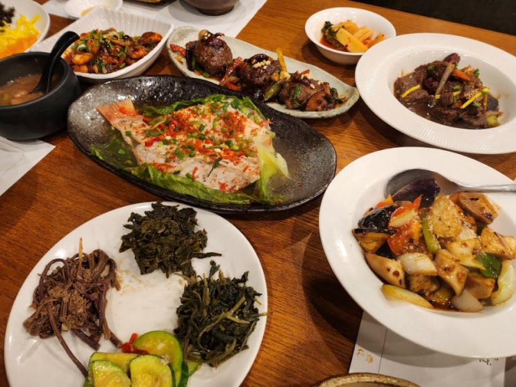 광진구 군자역 한식당 추천 부모님 연말 모임 추천 미건테이블 프리미엄 특선 후기 네이버 블로그