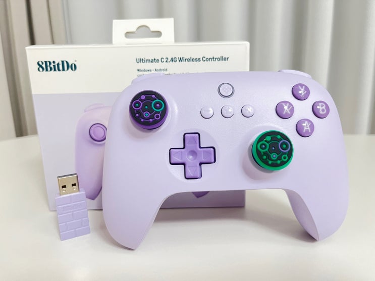 8BitDo Ultimate C 2.4G 무선 컨트롤러(게임 패드) 내돈내산 리뷰 : 네이버 블로그