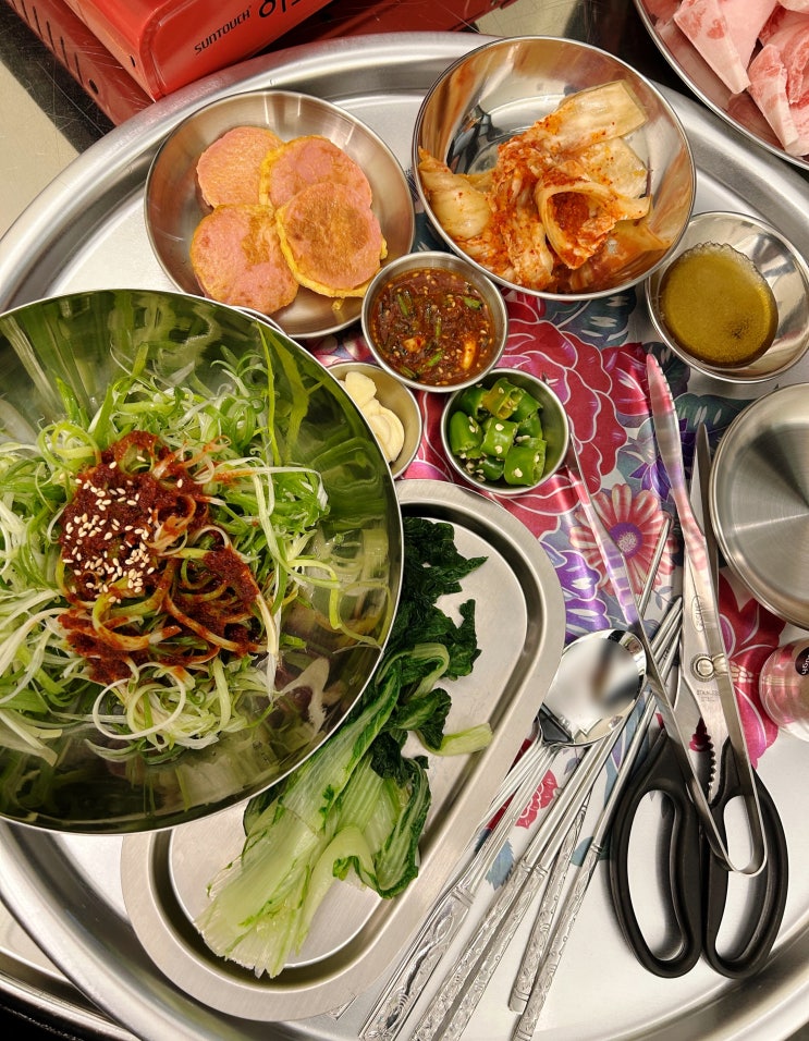 운정 냉삼 맛집 산내마을 부라더얼갈이냉삼 매력 철철 네이버 블로그