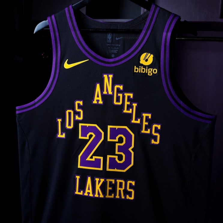 LA레이커스, NBA 2023-24시즌 시티 에디션 저지 City Edition Jersey 유니폼(NBA 인 시즌 토너먼트 때 ...