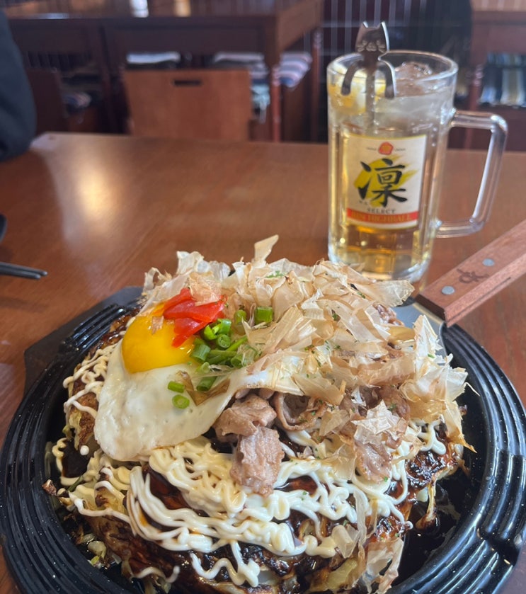 부산대 이자카야 일본감성 술집 하이볼 안주맛집 코타츠 오꼬노미야키 스테이크 카레 가라아케 야끼소바 낮술 후기 네이버 블로그