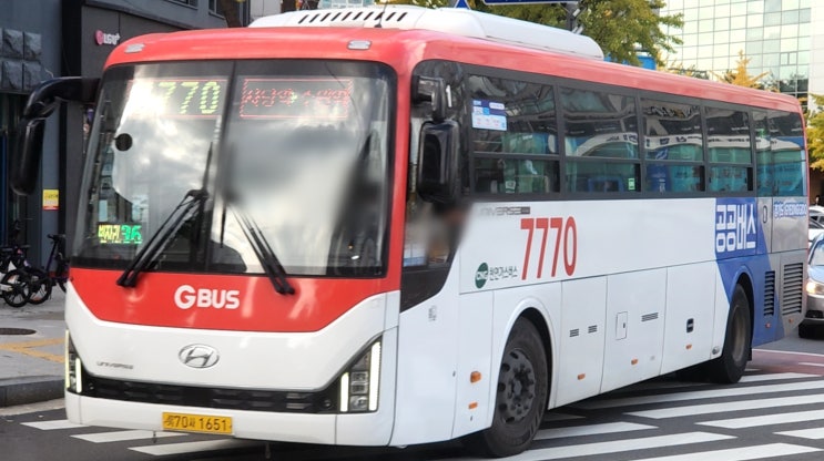 수원 경진여객 7770번 1651 : 네이버 블로그
