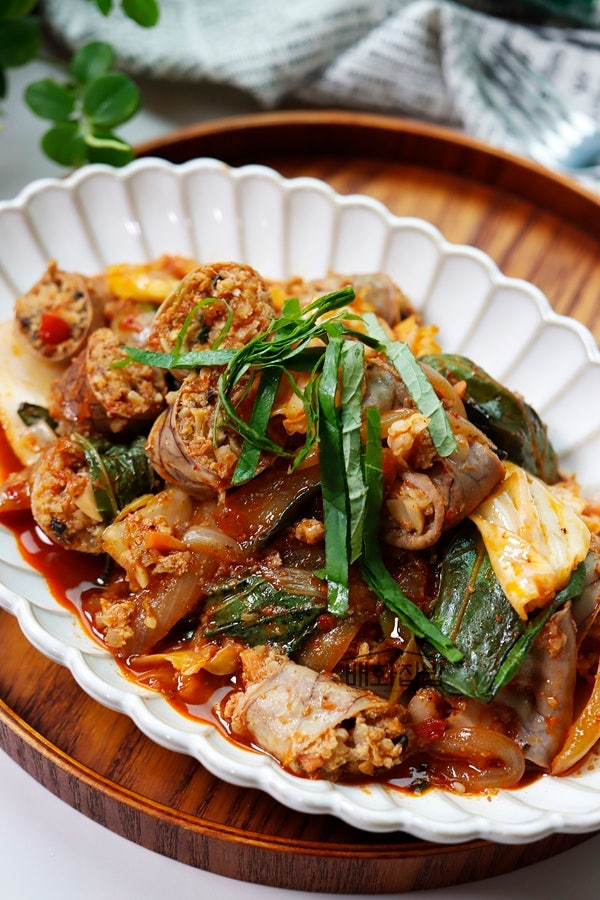 순대볶음 만들기 순대야채볶음 편스토랑 류수영 순대볶음 레시피 양념 소스 만드는법 네이버 블로그
