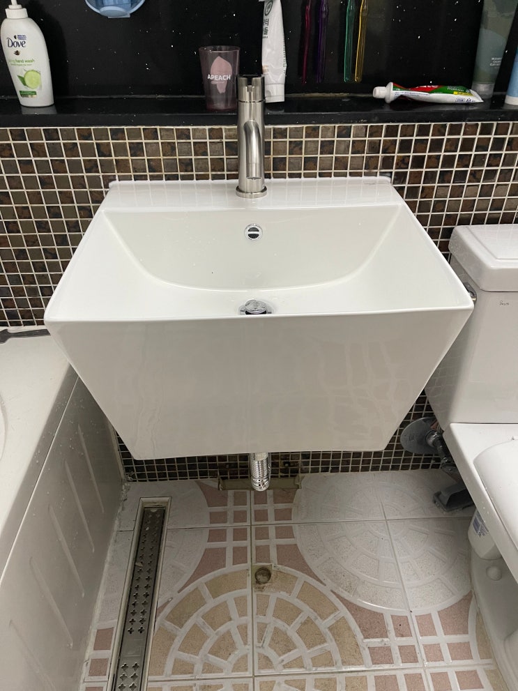 부산 강서구 명지 롯데캐슬 아파트 대림바스 Cl 370 반다리 세면대로 깔끔하게 교체해 드리고 왔습니다 네이버 블로그