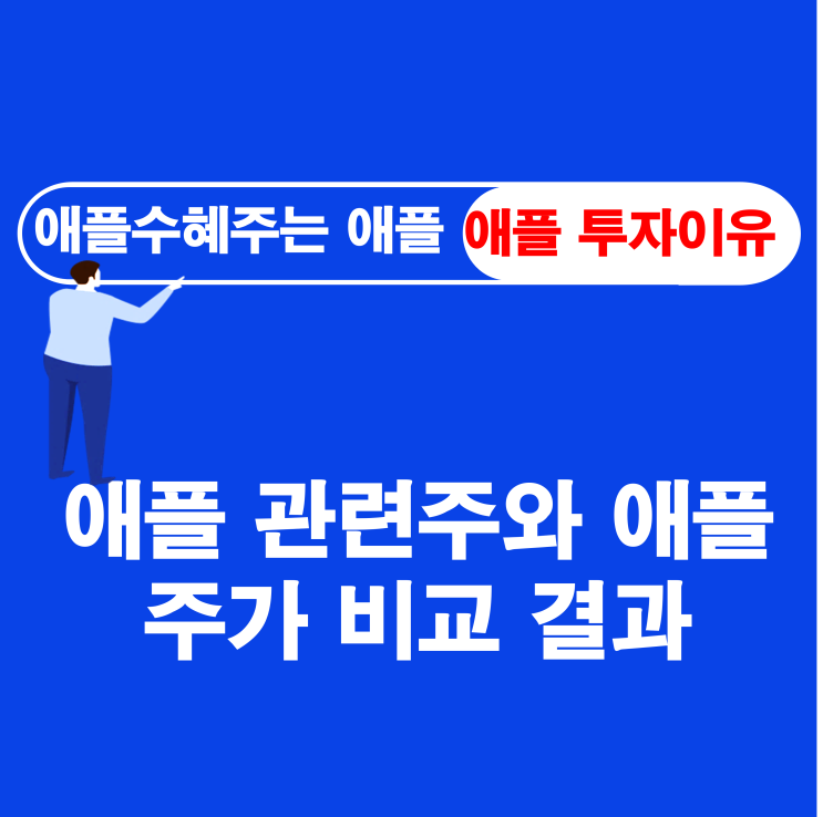 애플 주가와 애플관련주 주가 비교 애플 수혜주는 애플 주식 네이버 블로그