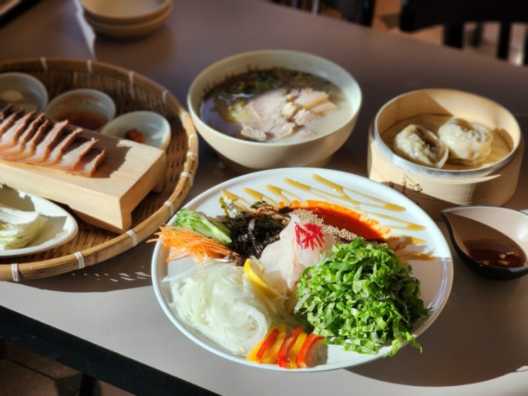푸짐하게 나오는 제주 고기국수 맛집 국수바다 서귀포 중문 단체식사 가능 네이버 블로그