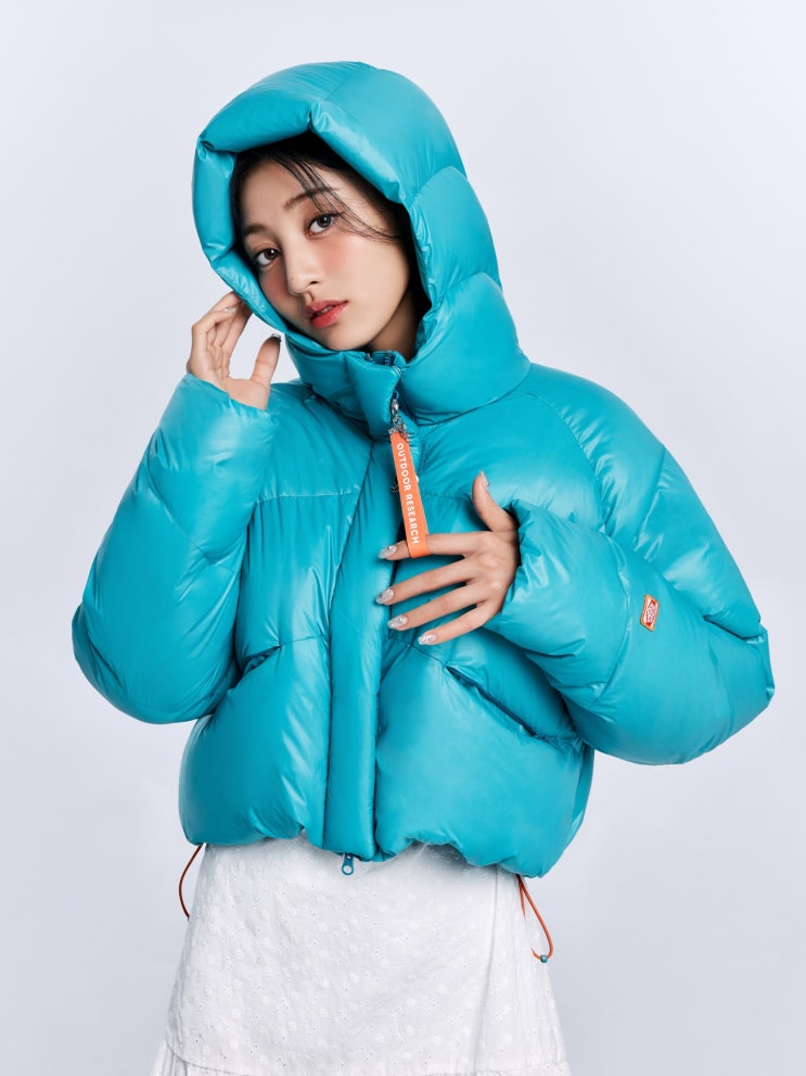 아웃도어리서치 트와이스 지효 Pick 겨울 코디 추천 네이버 블로그