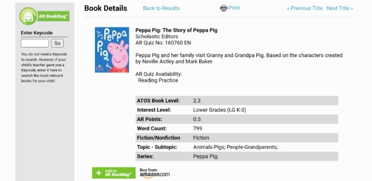 Peppa Pig, 👀AR지수 찾다 word count에 깜놀! 수능영어 AR까지 가보아요!! : 네이버 블로그
