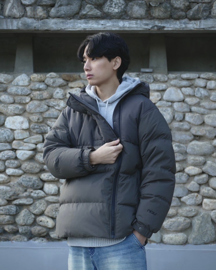 나우 코리아 Nau 남성 안효섭 아노락 패딩 추천 U 포틀랜드 아노라이크 다운으로 겨울 코디 끝 네이버 블로그
