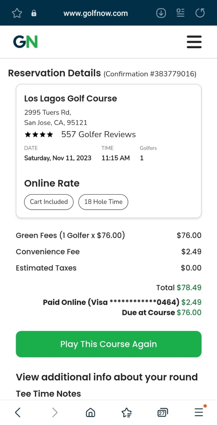 Los Lagos Golf Course : 네이버 블로그