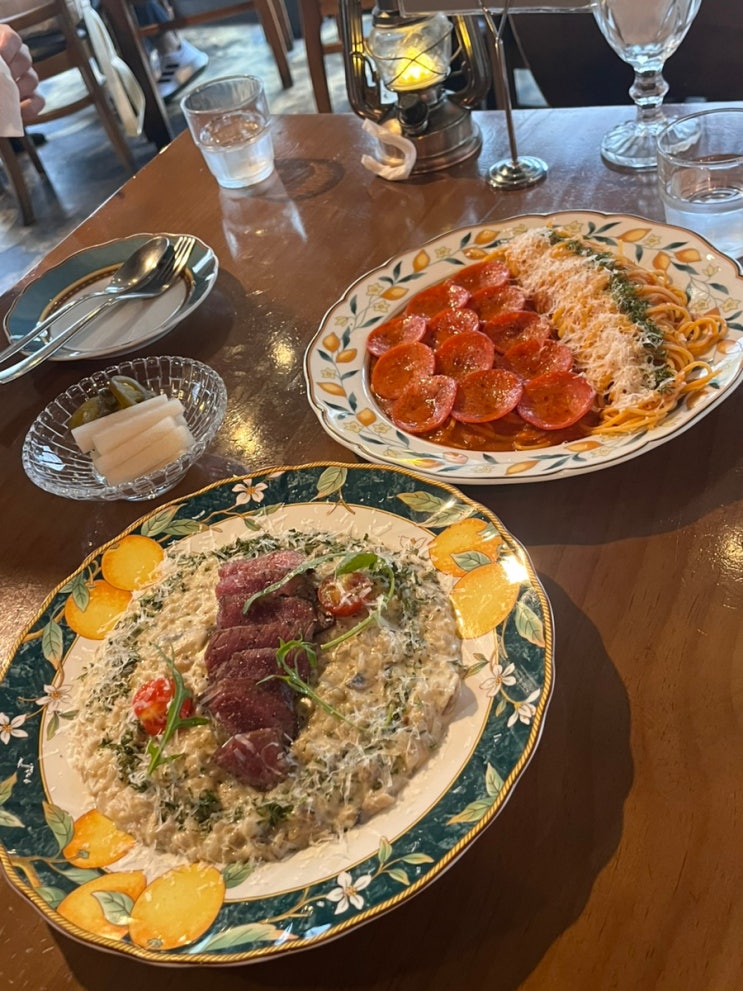 연남동 데이트 양식 맛집 카멜로 연남💗만조 트러플 크림리조또 페페로니 매콤토마토 파스타 네이버 블로그