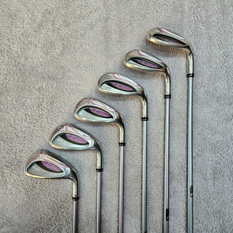 입문자 초보자 연습용 여성 아이언세트 PRGR SWEEP 민트급 30만원대 입고 : 네이버 블로그