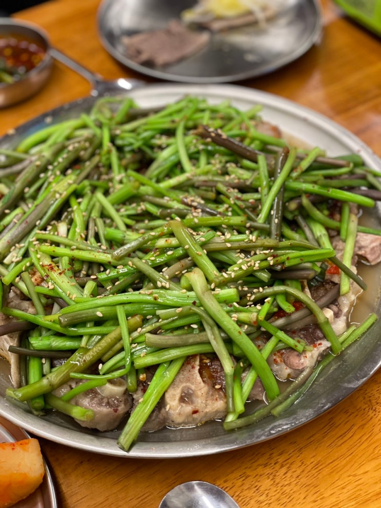 신용산맛집 용리단길 능동미나리 수육전골 꼬리찜 내돈내산 콜키지프리 네이버 블로그