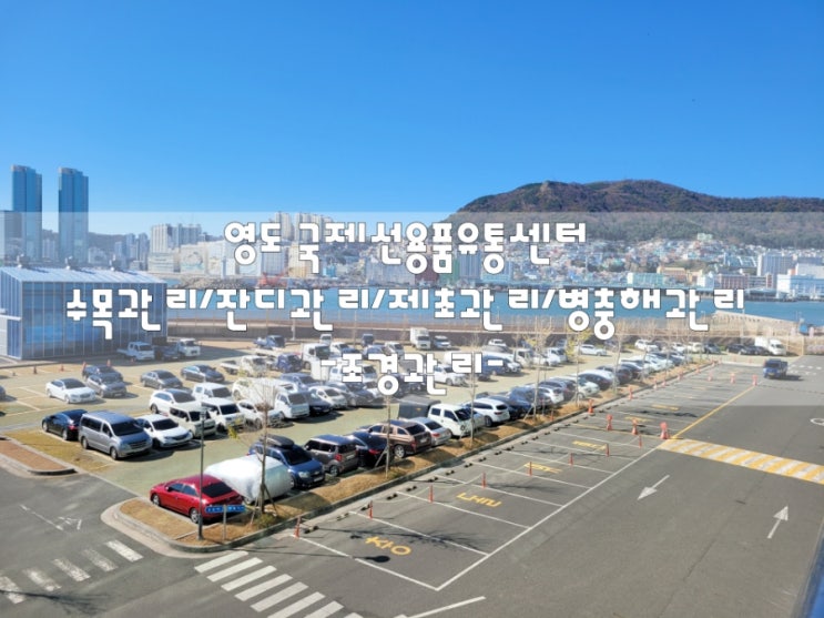 부산조경/부산항만공사 산하 영도 국제선용품유통센터/화목조경/수목전지전정작업,잔디예초작업,제초작업,수목병충해방제작업,제초제살포작업 ...