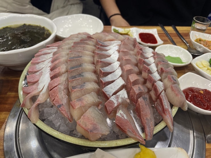 부평역 횟집 부평종합어시장 내돈내산 소방어도 ㄱㅊ 네이버 블로그