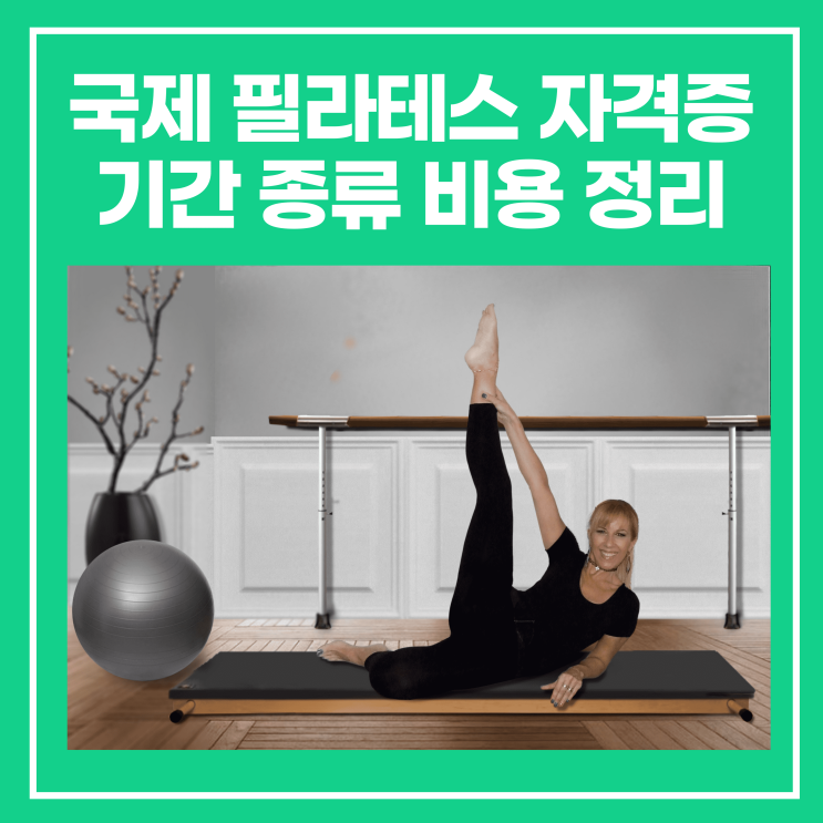 국제 필라테스 자격증 기간 종류 비용 정리바시 스탓 네이버 블로그