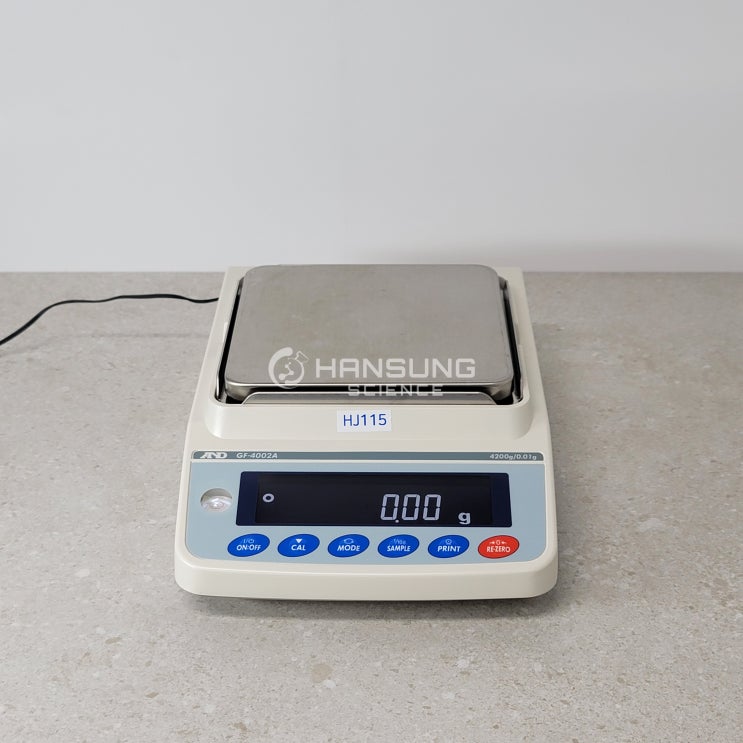 AND GF-4002A Precision Balance , Max 4200g, d=0.01g , 정밀저울 (HJ115 ...