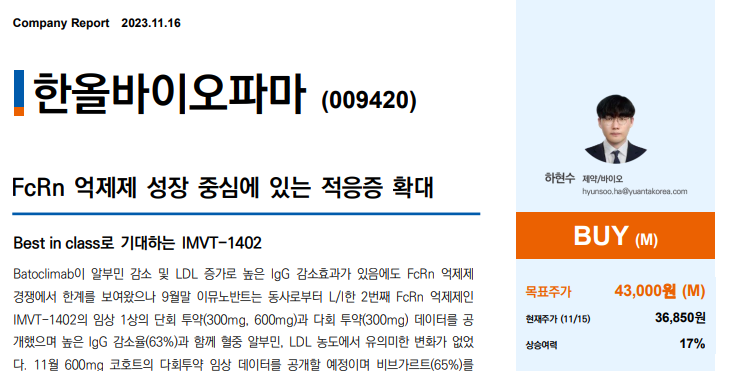 FcRn 억제제 성장 중심에 있는 적응증 확대 : 네이버 블로그