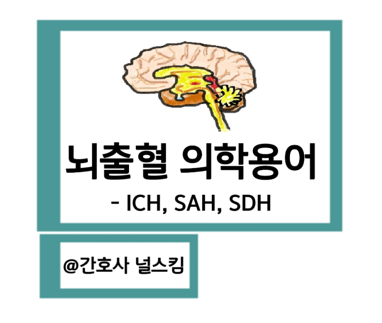 ICH SAH SDH 의학용어에 대해 정리해봤어요! : 네이버 블로그