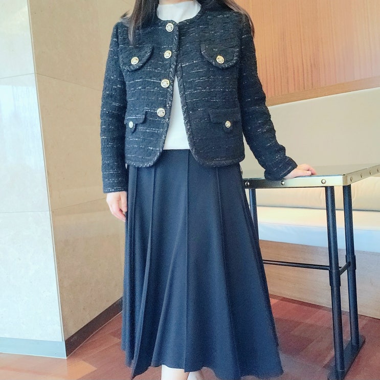 2023.겨울.한섬 마인MINE 트위드자켓 : 네이버 블로그