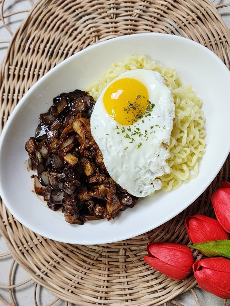 남은 삼겹살 요리 이연복 짜장 짜장라면 레시피 간짜장 짜장면 만드는법 : 네이버 블로그