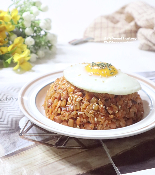 백종원 깍두기볶음밥 레시피 깍두기 요리 스팸 김치볶음밥 레시피 : 네이버 블로그