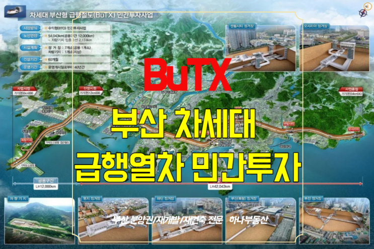 차세대 부산형 급행철도(BuTX) 부산도심 15분생활권 본격 추진 : 네이버 블로그